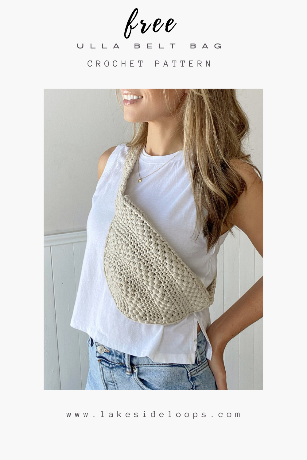 Ulla Crochet Belt Bag – FREE PATTERN – Lakeside Loops