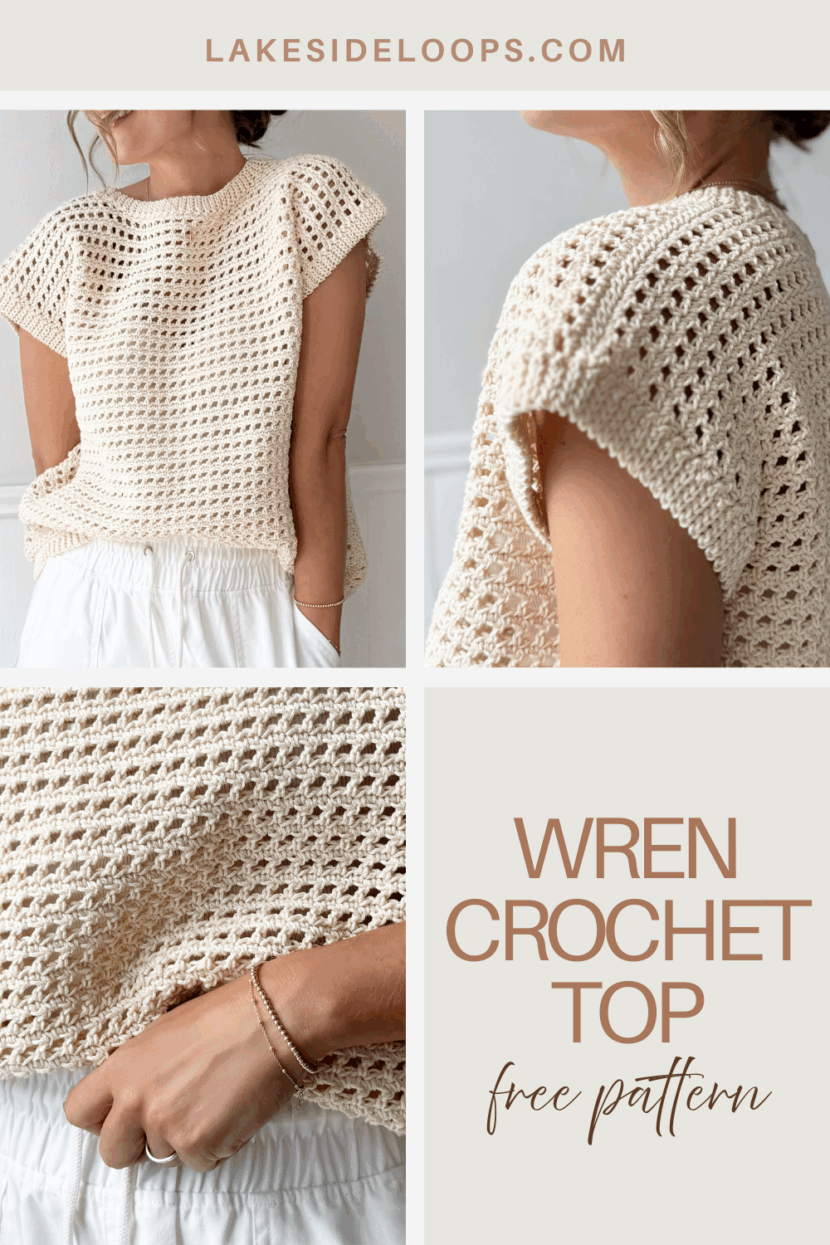 Wren Rattan Crochet Top – FREE PATTERN – Lakeside Loops